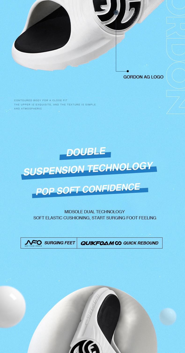 361 Degrees AG Aaron Gordon Men Slippers Non-Slip Sports Couple ...