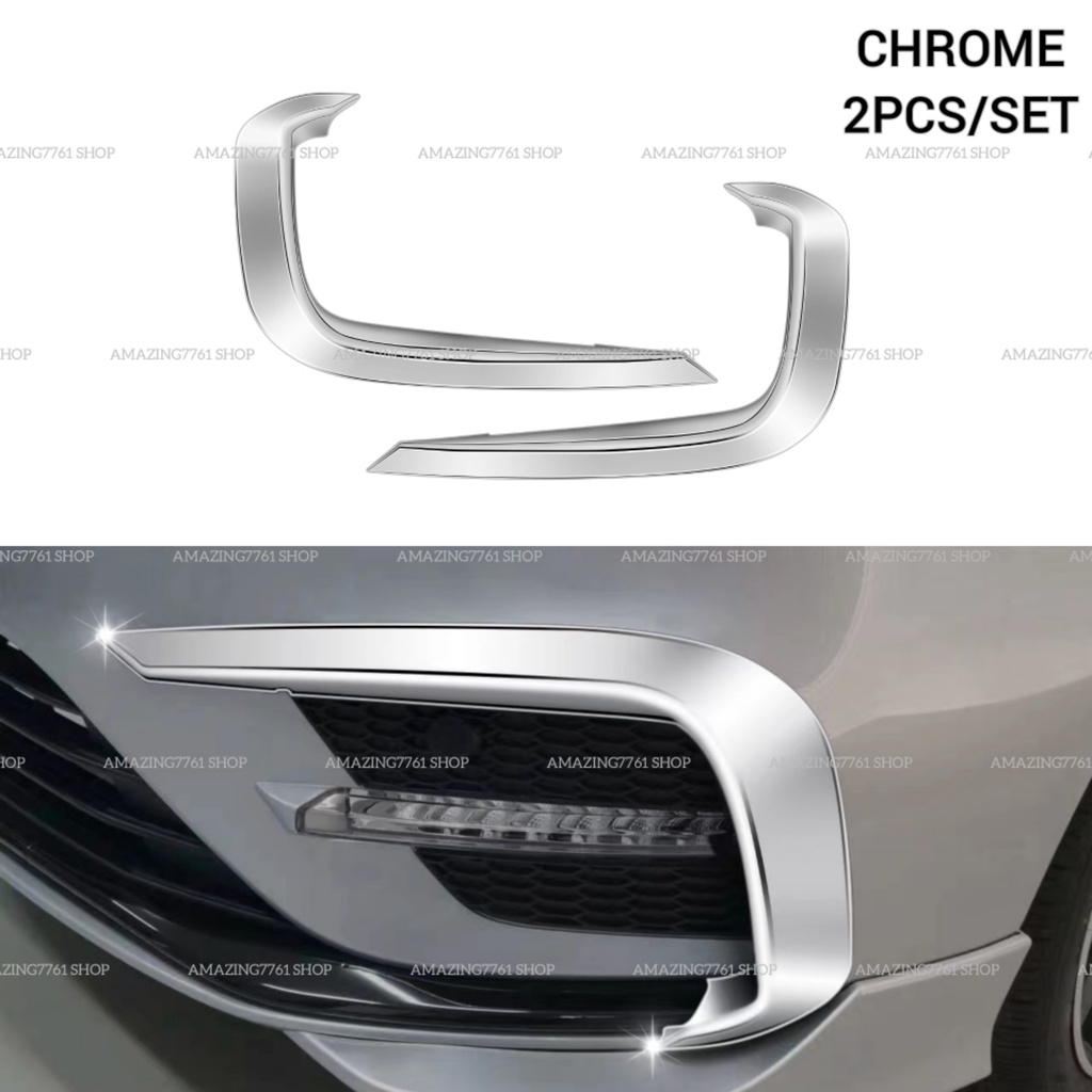 AMAZING PROTON SAGA MC2 2021-2024 FRONT BUMPER CANARD TRIM GARNISH FOG ...