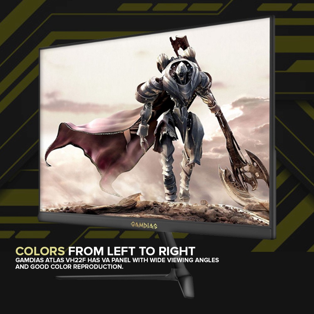 EasyPC | Gamdias Atlas VH222F and VH22F 21.5 Inches 75Hz Freesync VA ...