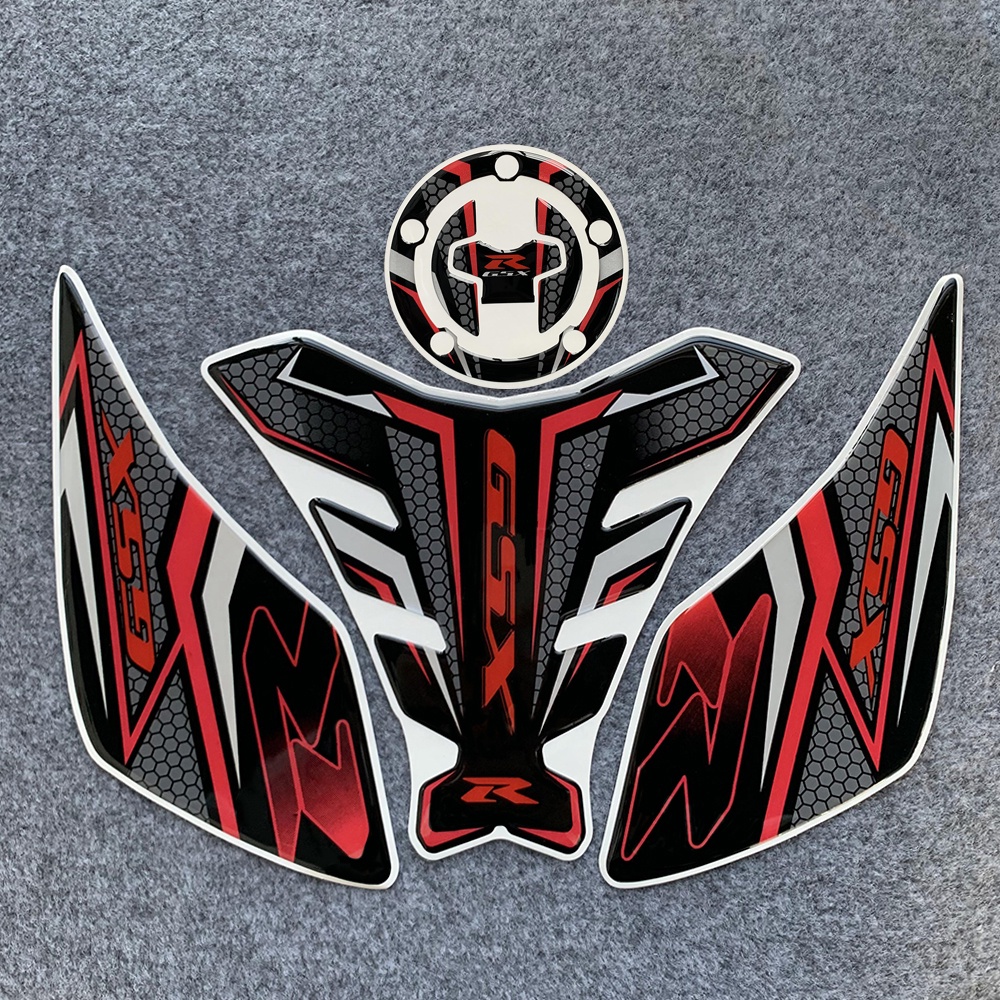 Suzuki GSX Motorcycle Fuel Tank Set Sticker Oil Tank Cover Carbon Fiber ...