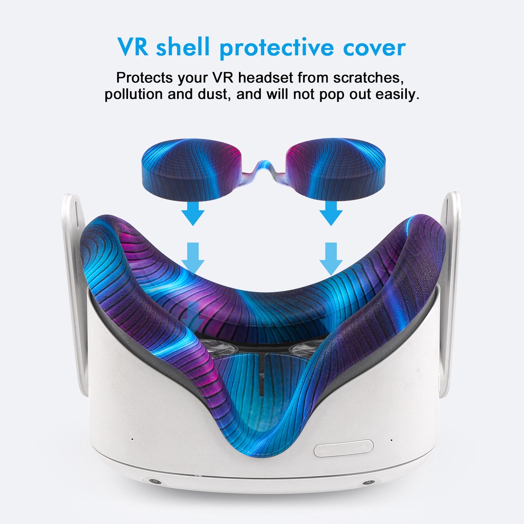 Silicone Protective Cover Shell Case For Oculus Quest 2 , , Not include VR Glasses Virtual ...