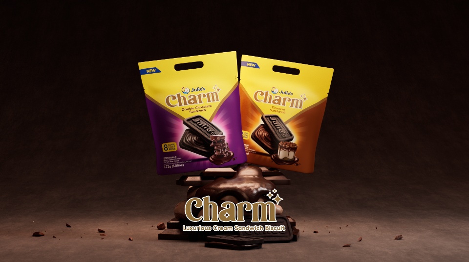 Julie's Charm Double Chocolate Sandwich (172g x 2 Packs) | Shopee Malaysia