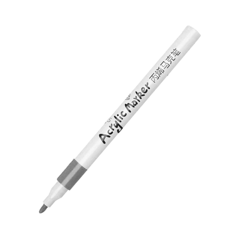 1PC Fast Dry Permanent sign Marker Pens White Highlighter art marker ...