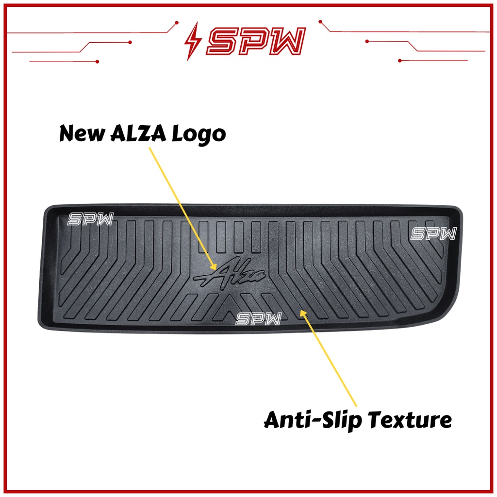 Perodua Alza 2022 Boot Tray Rear Bonnet Trunk Cover Rear Storage ...