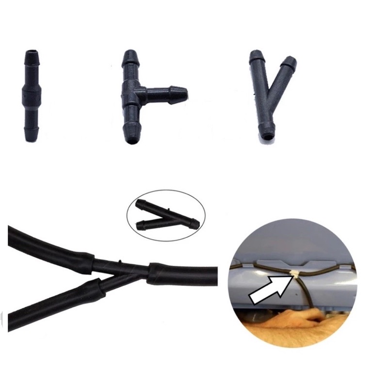 🔥READY STOCK MALAYSIA 🔥Universal Car Wiper Spray Pipe Tube Hose ...