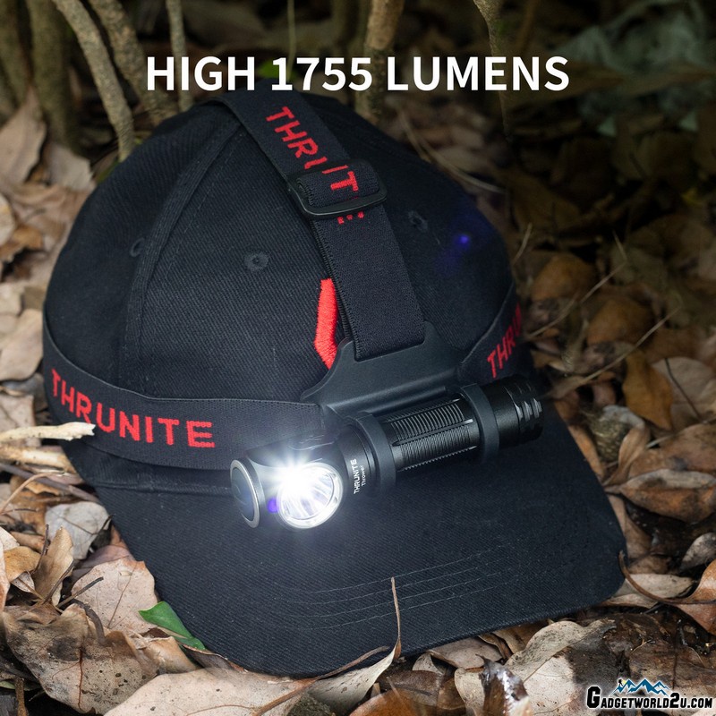 ThruNite Thrower LUMINUS SFT40 CW LED 1755L Rechargeable Headlamp ...