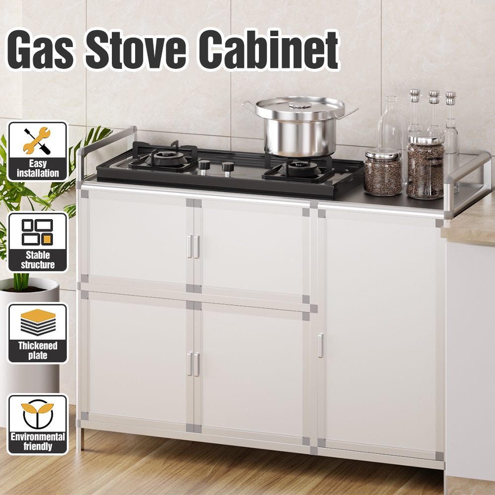 Gas Cabinet Stove Cabinet Kabinet Dapur Gas Kitchen Storage with ...