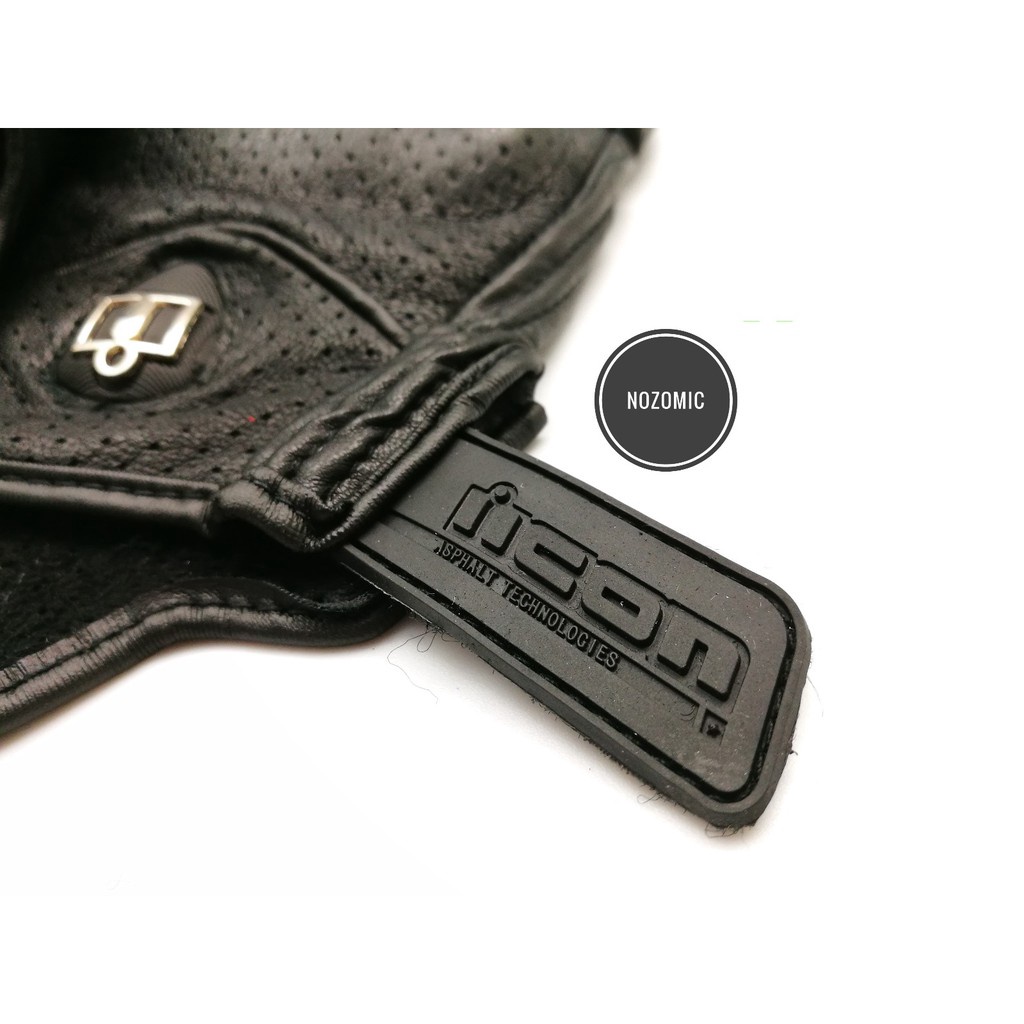 Icon Leather Motorcycle Gloves For Mtb Motocross Riding Gear Gloves ...