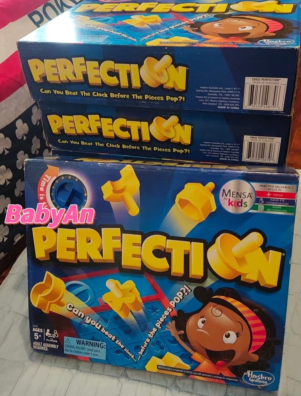 Hasbro Gaming Perfection Game for 1 or More Players Board Game C0432 ...