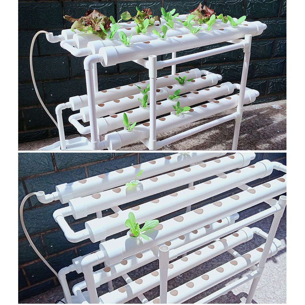 🔥🔥 108 Holes Hydroponic Farming Hydroponics System DIY Set Home ...