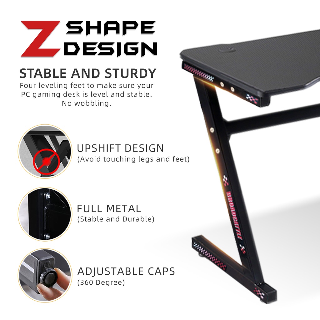 KitchenZ Melamine Gaming Table Gaming Desk Study Table Working Table ...