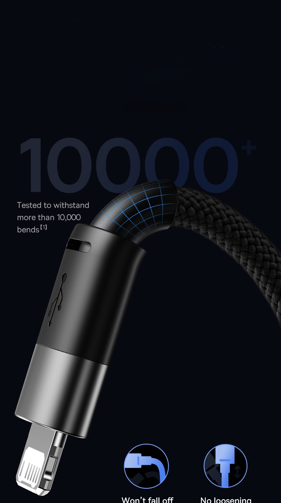 Baseus 3 in 1 USB C Cable for iPhone 14 13 12 Pro 11 3.5A Charger Cable ...