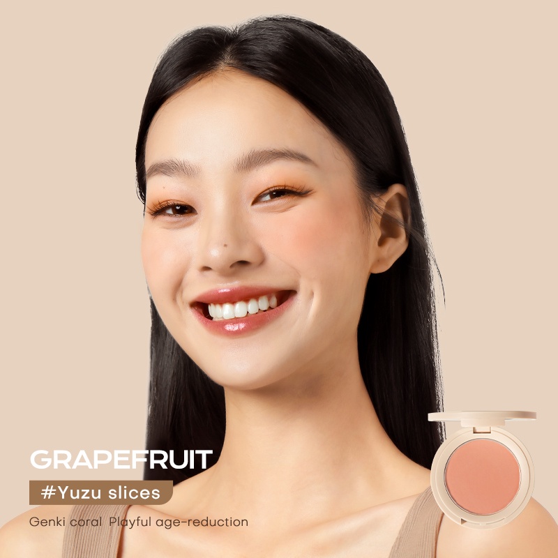 MISTINE Blush Powder Soft Shimmering Matte Powder Face Makeup Blusher ...
