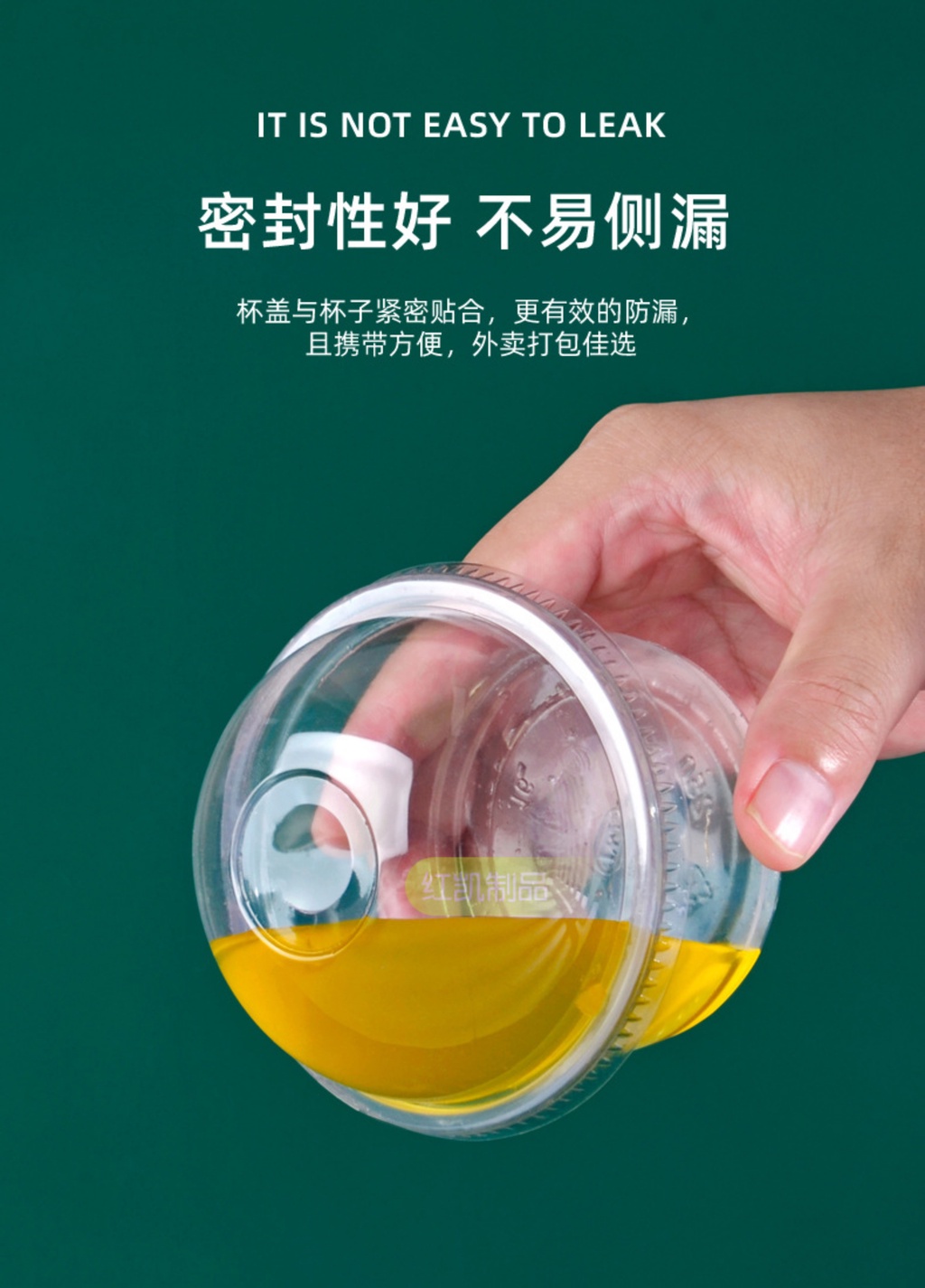 50psc W96/W250 250ml Pudding cup disposable transparent plastic cup ...