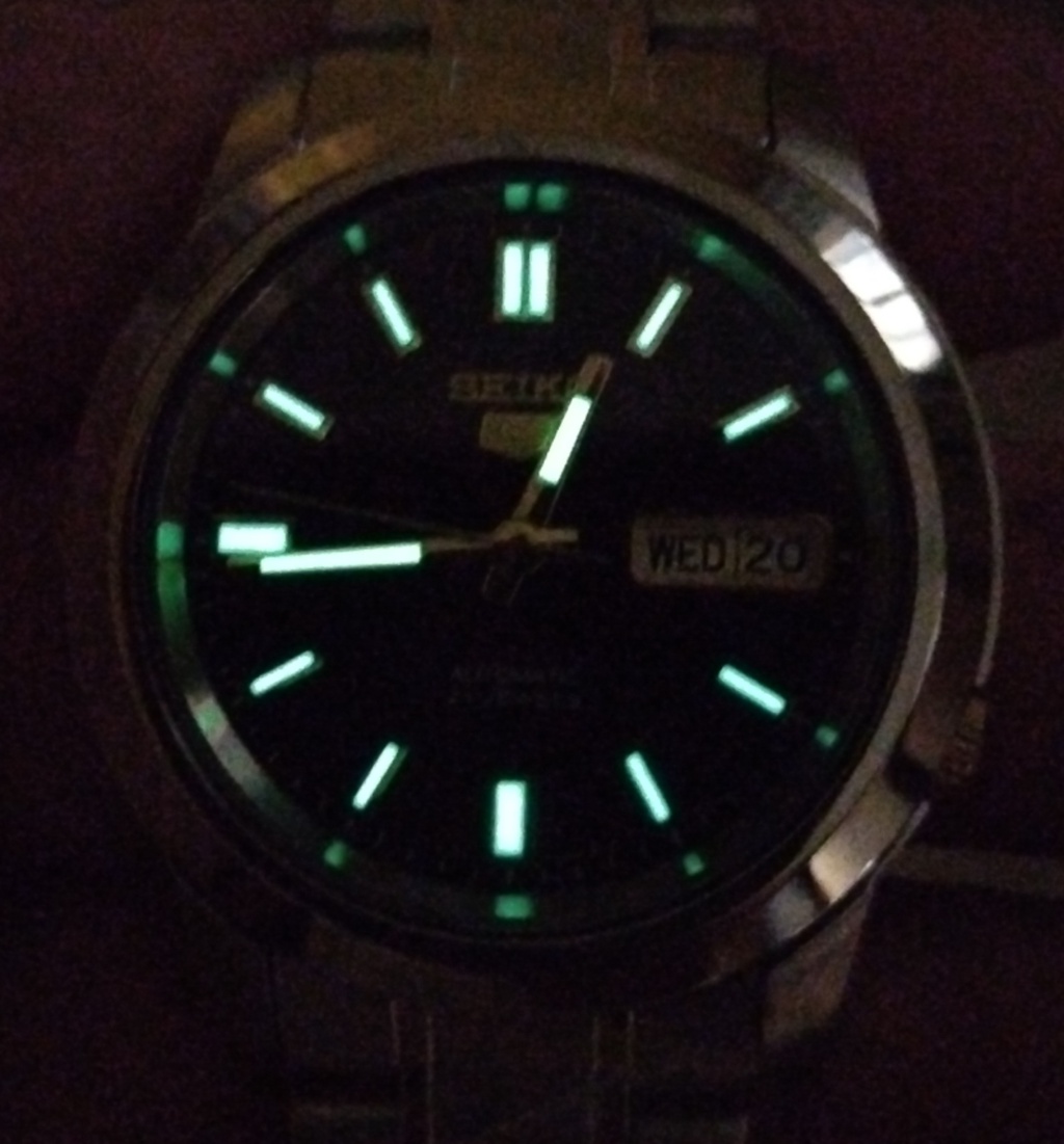 100% ORIGINAL Seiko 5 Automatic See -Through Back Case Gents Stainless ...