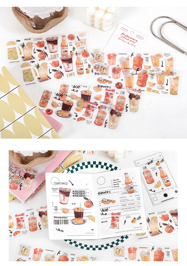 PPM INS Creative Summer Series Beverages Drinks Juices PET Deco ...
