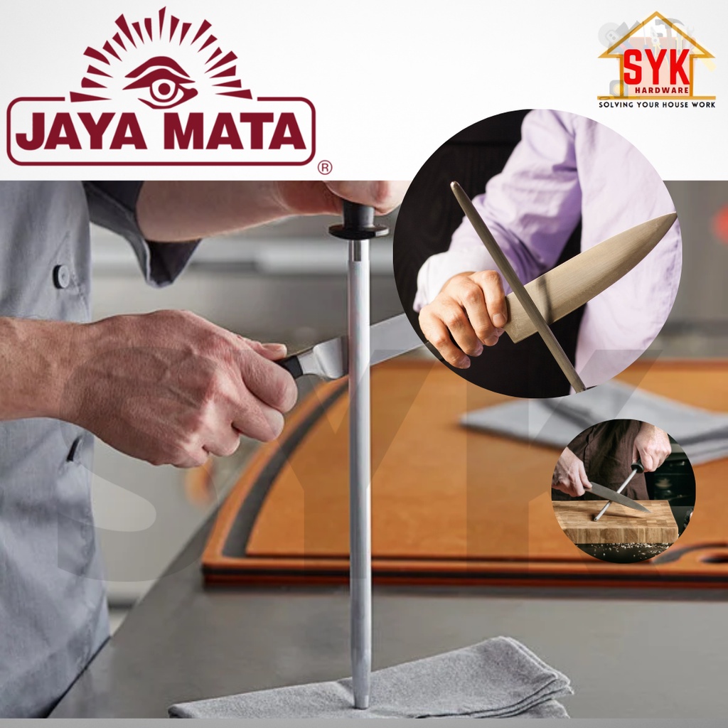 SYK Jaya Mata JM829 12" 1Pcs Magnetic Sharpening Steel Round Shape ...
