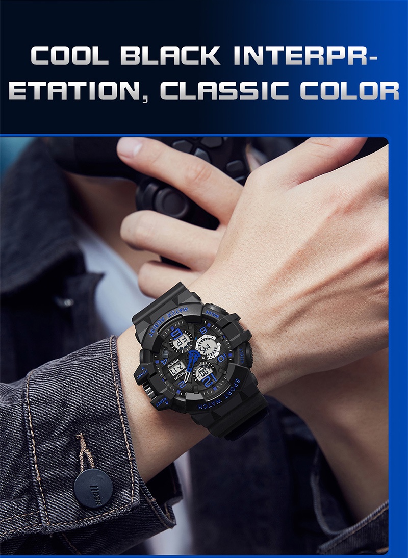 SANDA Top Luxury Watches Men Military Mens Watch Waterproof Sport ...