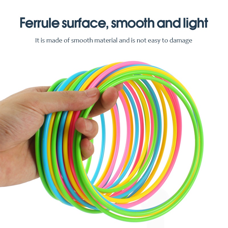 Children Throw Circle Toy Throwing Ring Game Ferrule Stacked Toys Fun ...