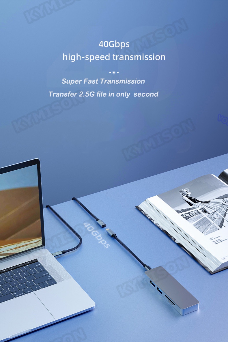 Thunderbolt 3 Extension Cable USB4 Type C 40Gbps USB-C Male To Female ...