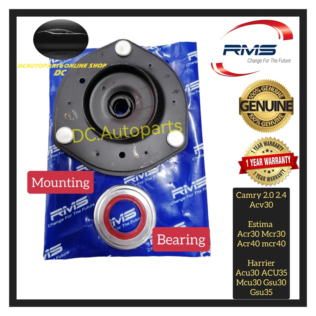 RMS ABSORBER MOUNTING / BEARING TOYOTA CAMRY ACV30 ANH10 ESTIMA ACR30 ...