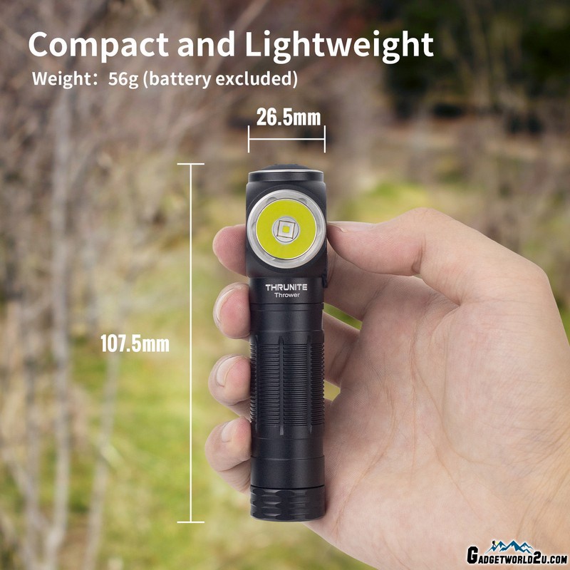 ThruNite Thrower LUMINUS SFT40 CW LED 1755L Rechargeable Headlamp ...