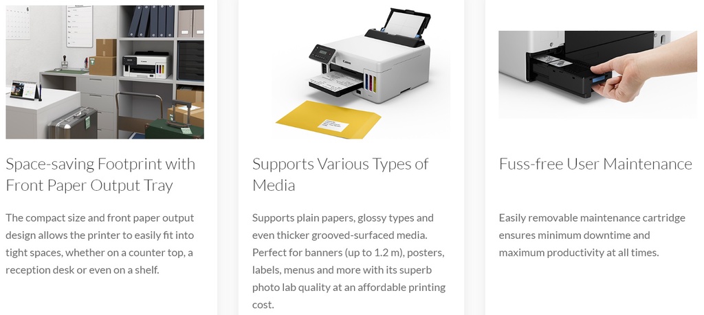 Canon Maxify GX5070 Wireless Ink Tank Business Printer Auto Duplex ...