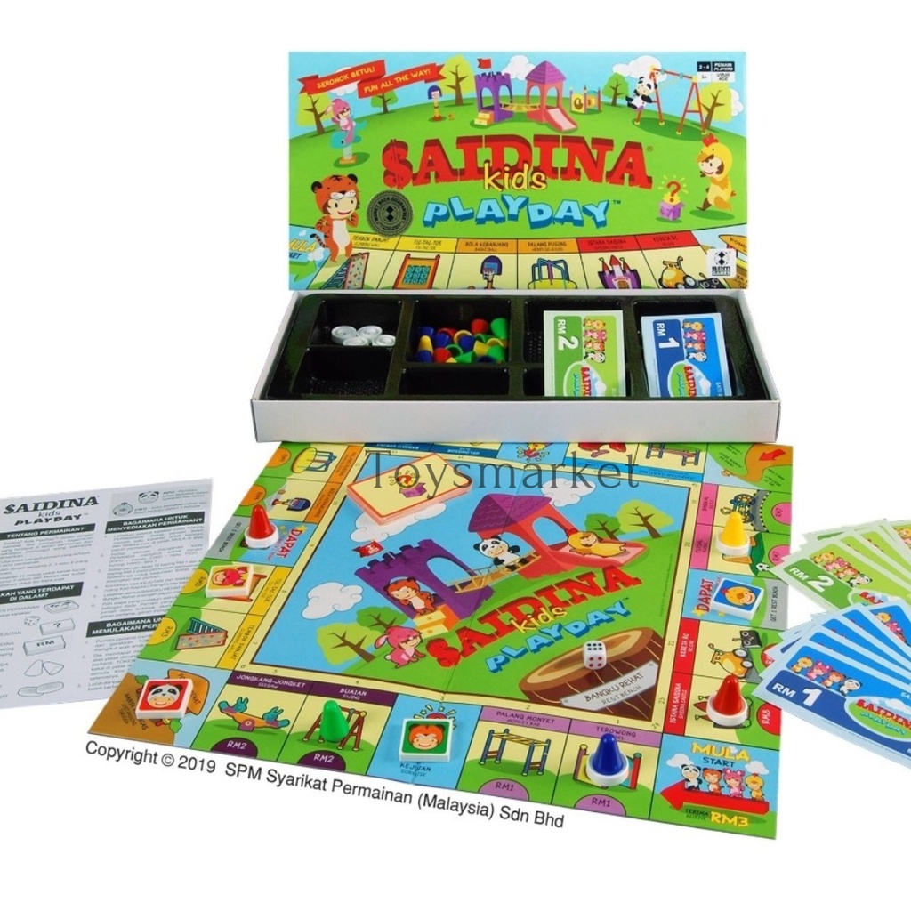 Saidina Traveller Bahasa Malaysia & English Version Boardgame ...