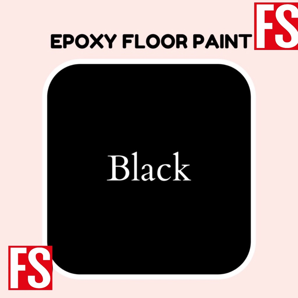 9103 BLACK ( 5L EPOXY FEDERAL ) Paint Epoxy Floor Paint Coating 5 LITER ...