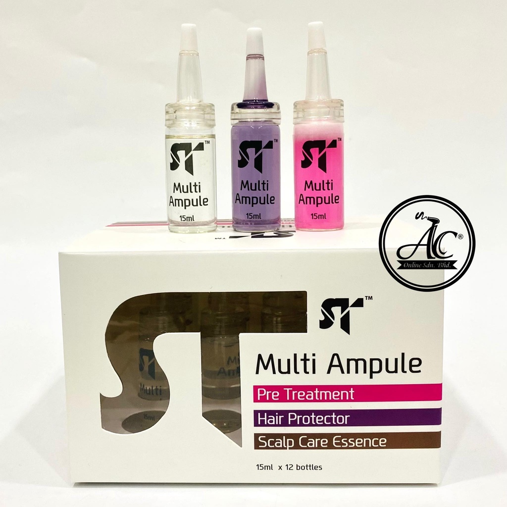 ST Sensation Multi Ampoule Ampule Pre Treatment Hair Protector Scalp ...