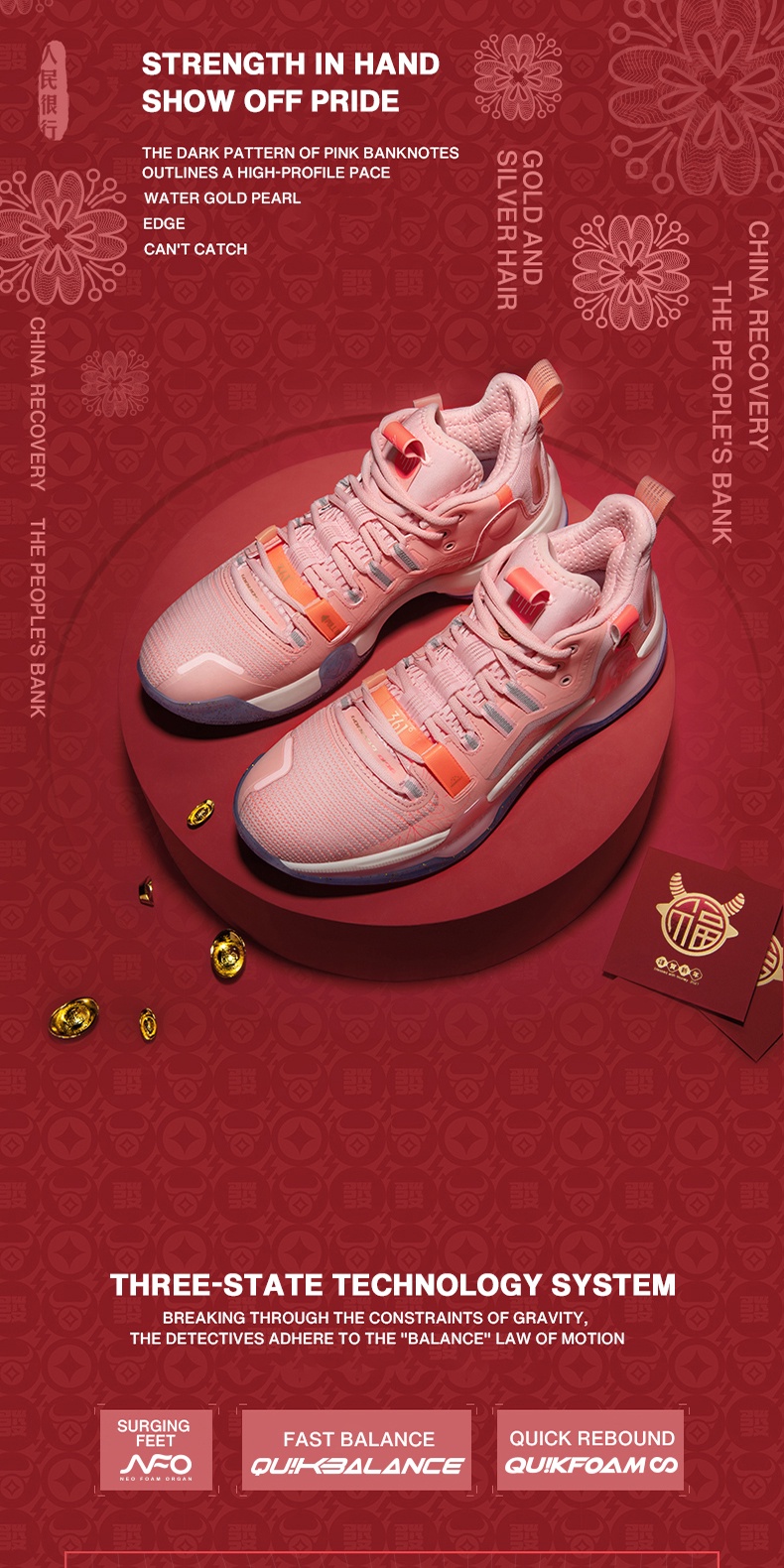 361 Degrees x Aaron Gordon AG1 PRO Men Basketball Shoes Shock ...