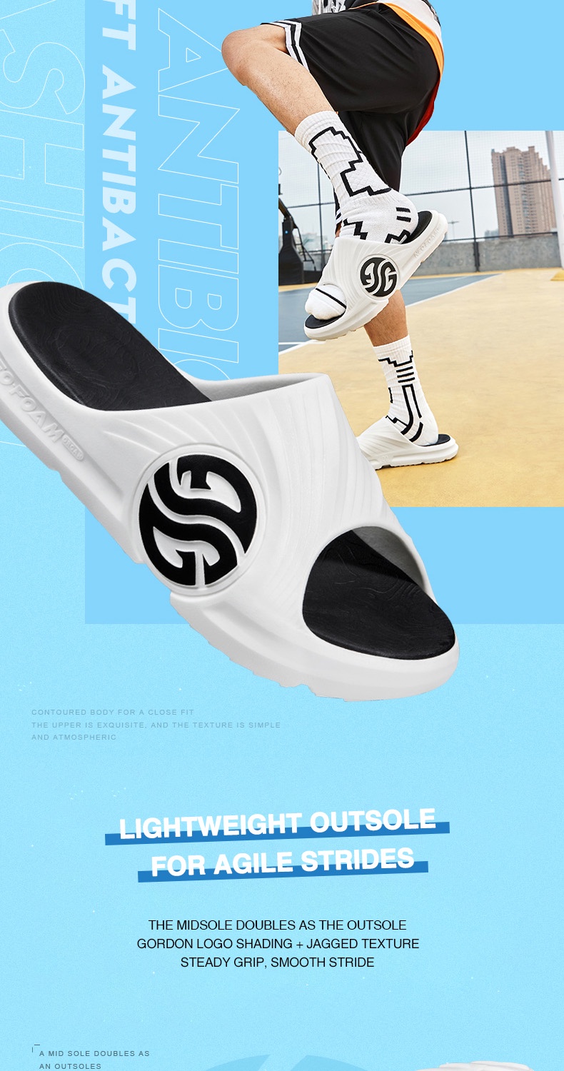361 Degrees AG Aaron Gordon Men Slippers Non-Slip Sports Couple ...