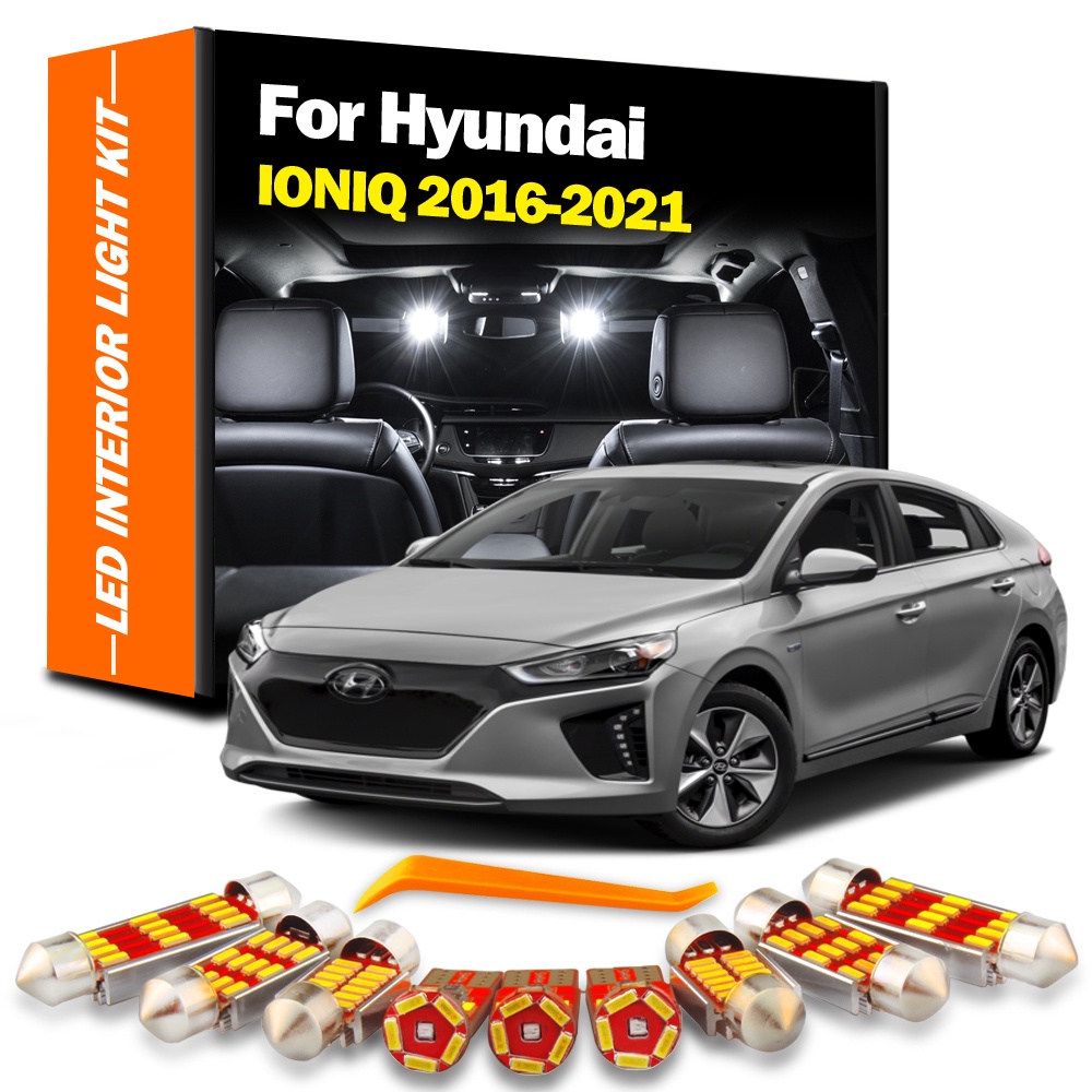 12Pcs Interior LED For Hyundai IONIQ 2016 2017 2018 2019 2020 Canbus ...