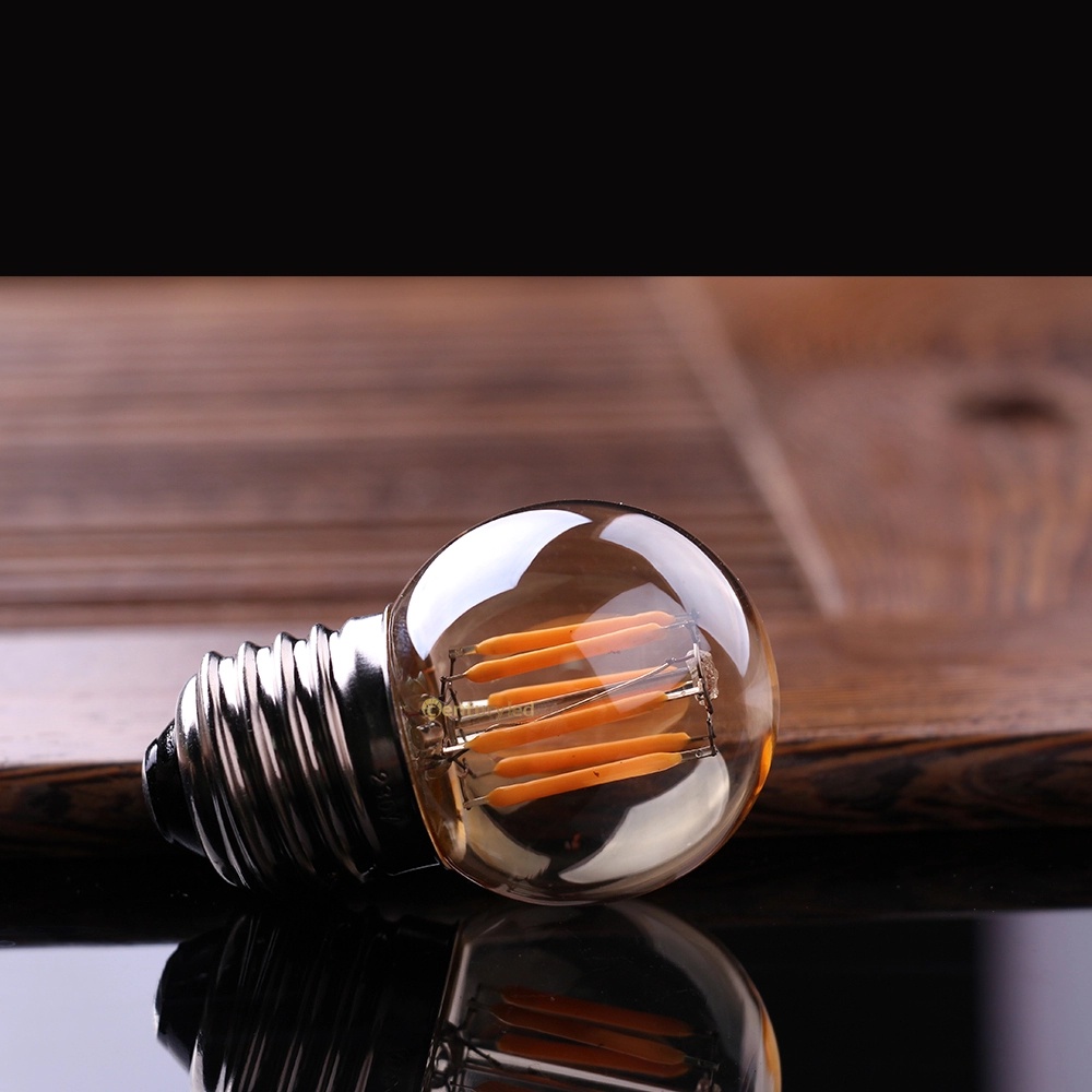G40 E27 LED Mini Globe Light Bulb 1W 3W Edison Filament Bulb Warm White ...