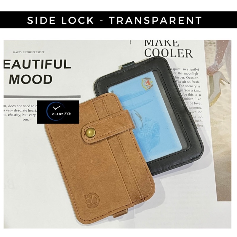 New Design Men Card Wallet Leather Design 小卡包 Pemegang Kad Dompet ...