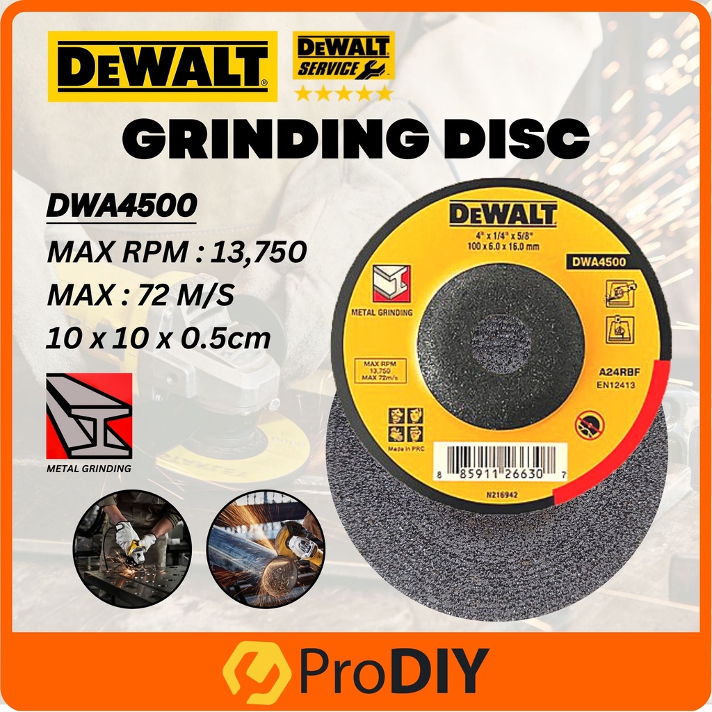 DEWALT DWA4500 Disc Angle Grinder Grinding Cutting Grinding Wheel Fits ...