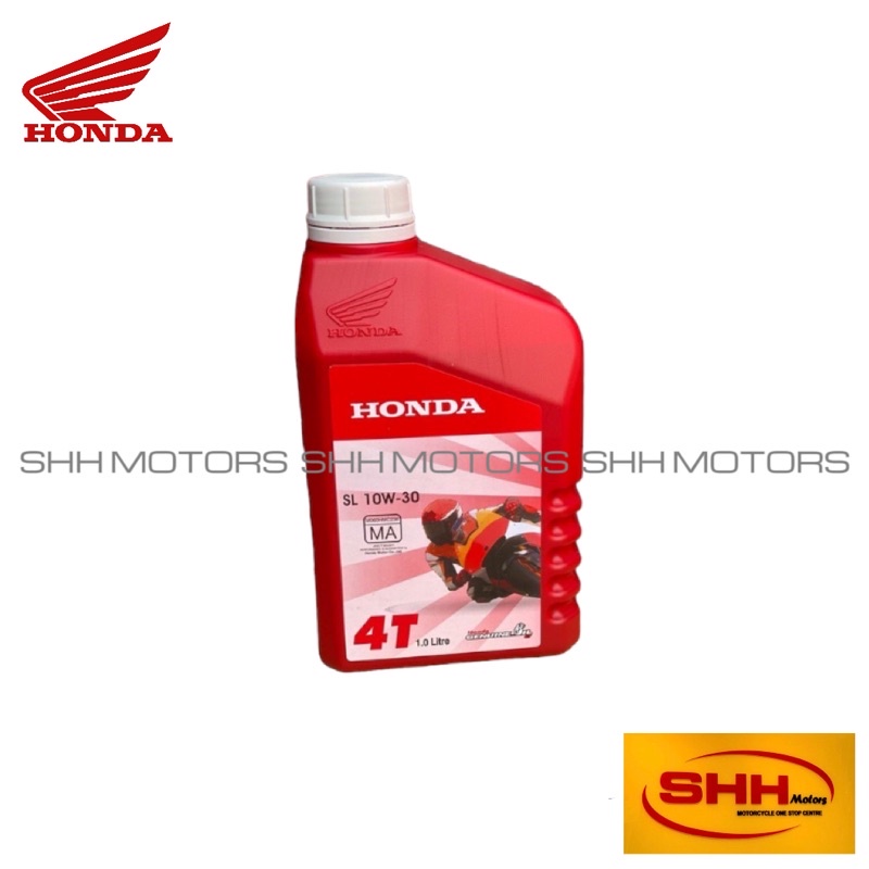 100% ORINGAL HONDA BSH 4T ENGINE Oil SL 10W-30 MA 1L | Shopee Malaysia