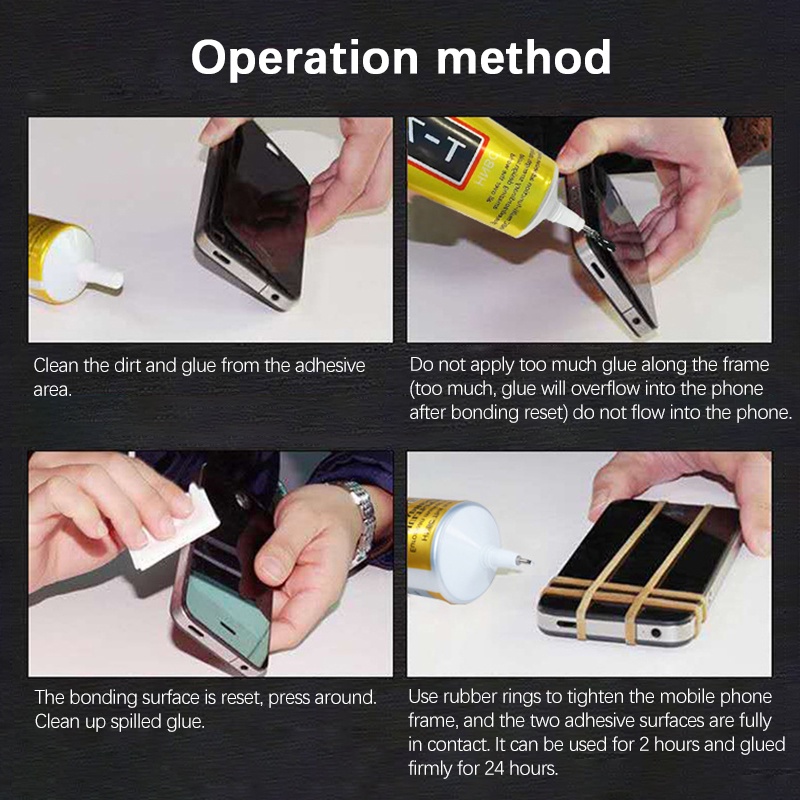 T7000 T8000 Glue Multi Purpose Adhesive Glue Gam Phone Screen LCD Back ...