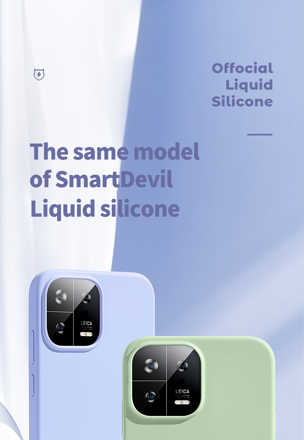 SmartDevil Liquid Silicone Phone Case / Phone Protector For Xiaomi 13 / Mi 13pro Full Wrap ...