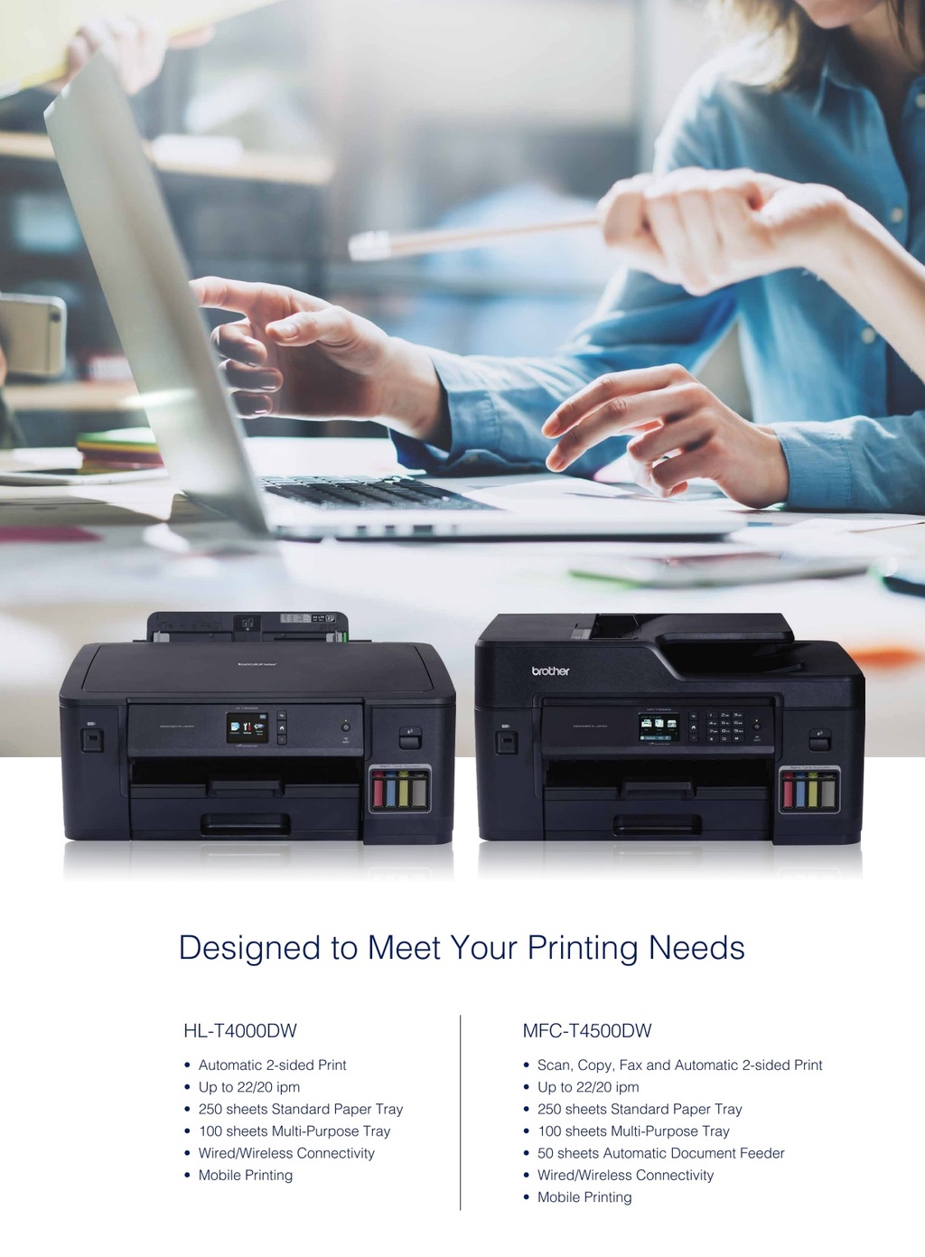 Brother Colour Inkjet Refillable Ink Tank Printer A3 A4 3in1 Wireless ...