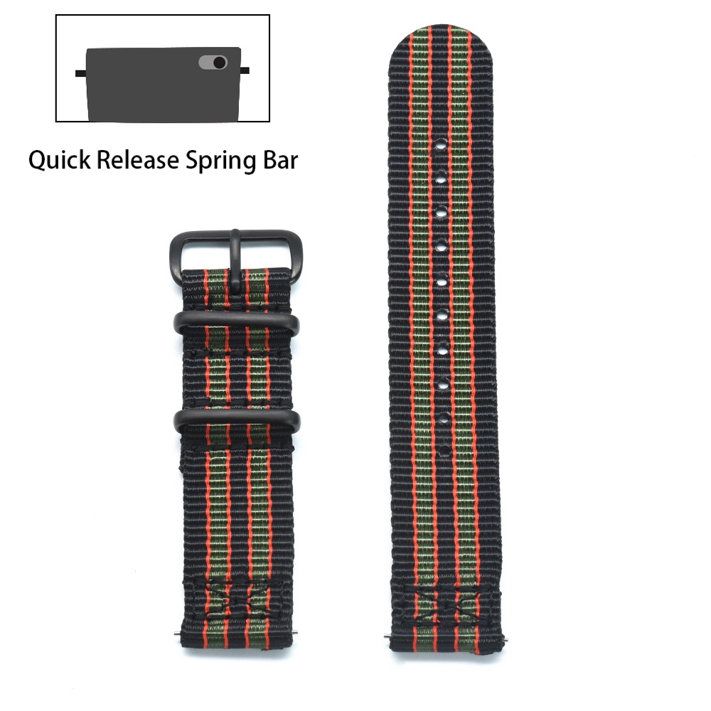 Premium Quality Watch Nylon Strap 20mm 22mm Quick Release Nylon ...