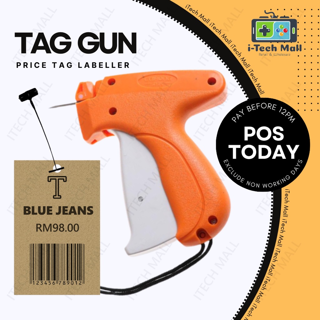 Tagging Gun Price Tag Label Baju Garment Clothes Mesin Tanda Harga ...