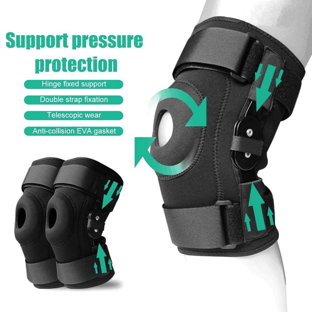 SPOSAFE 1Pcs Knee Protector with Removable Dual Side Stabilizers Hinged ...
