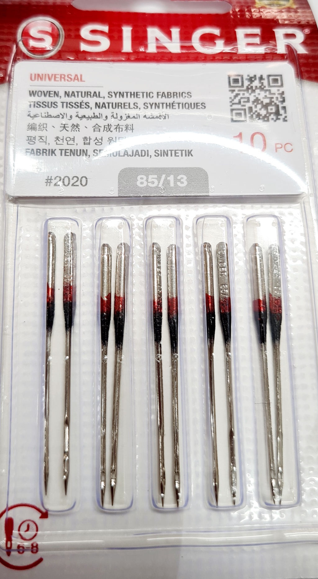 JARUM SINGER 2020 / ORIGINAL SINGER 2020 NEEDLE / JARUM JAHIT SINGER ...