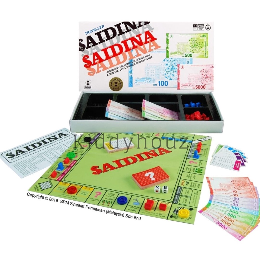 SPM Saidina Traveller Board Game / Permainan Papan Saidina SPM - Dual ...