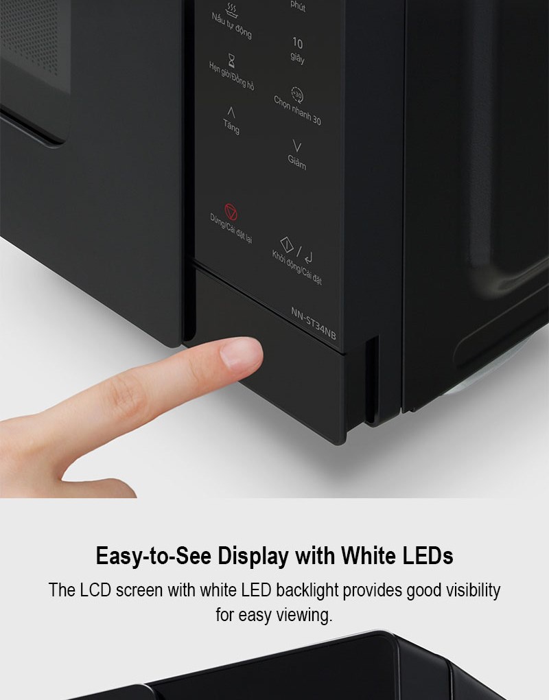 [𝐅𝐑𝐄𝐄 𝐃𝐄𝐋𝐈𝐕𝐄𝐑𝐘] PANASONIC NN-ST34 (25L) SOLO MICROWAVE OVEN NN-ST34NBMPQ | Shopee Malaysia