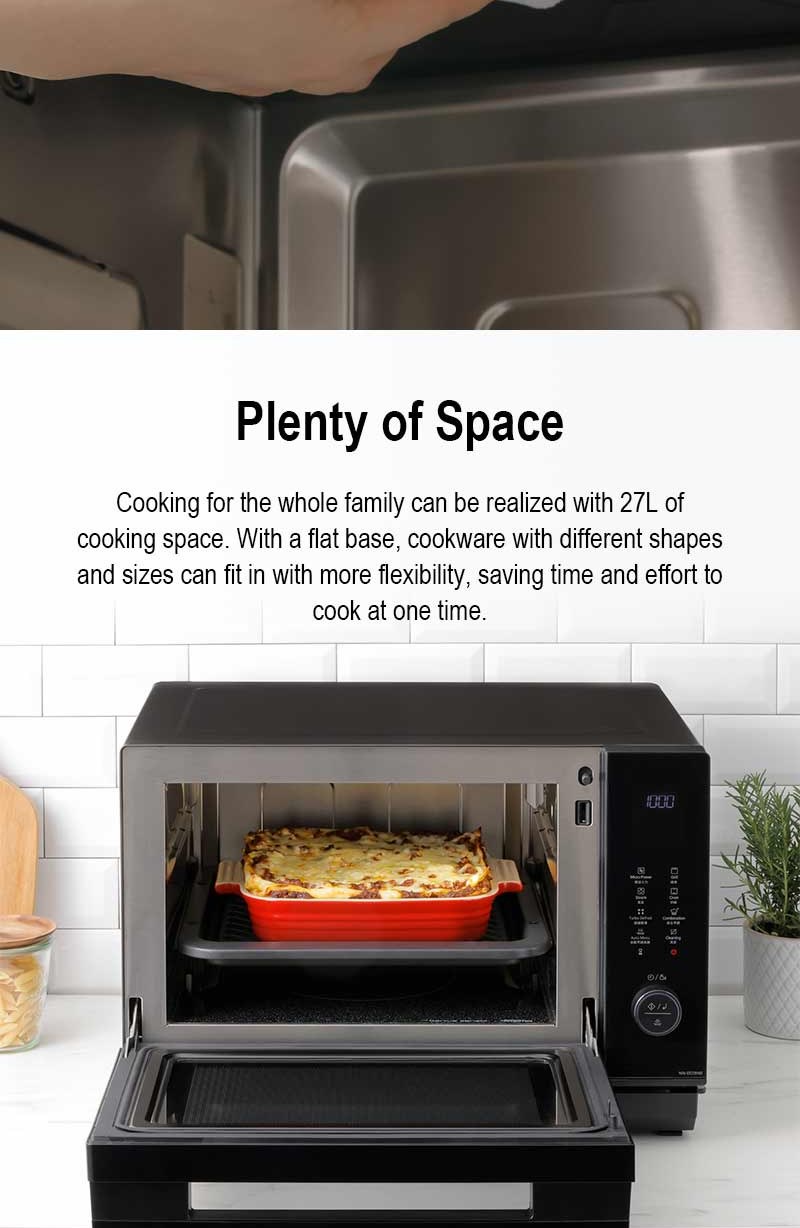 Panasonic Powerful Multifunction Grill Steam Microwave Oven (27L) NN ...