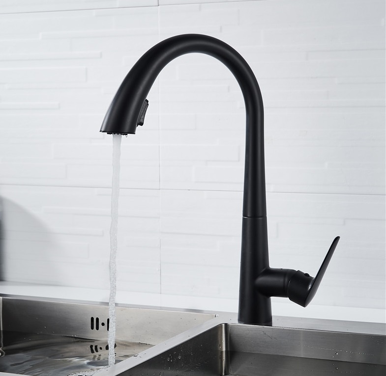 SUS 304 Stainless Steel Pull Out Pillar Kitchen Sink Tap Water Tap Paip ...