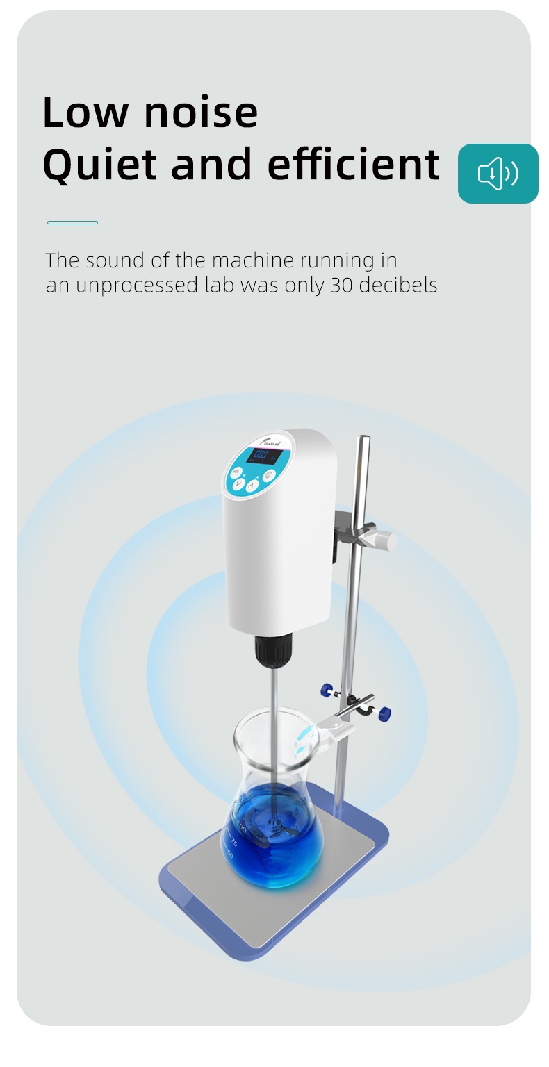 JOANLAB Electric Stirrer Laboratory Digital Mechanical Overhead Stirrer ...