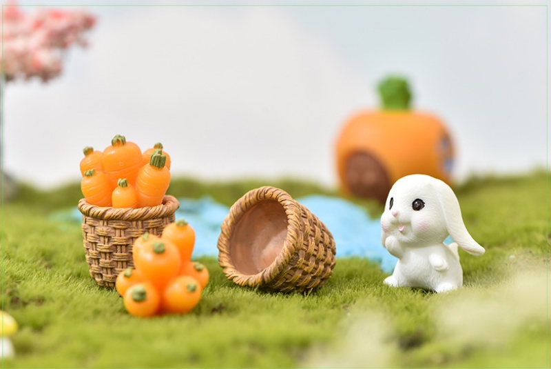 Mini Cute Figurines Ribbit Miniature Landscape Ornaments decor Pitta ...